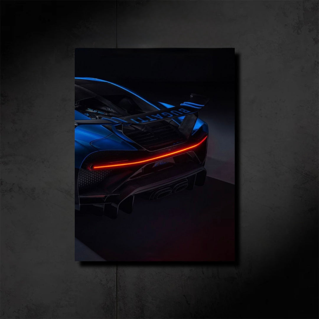 Bugatti Chiron Pur Sport Neon Poster – Neon Aus